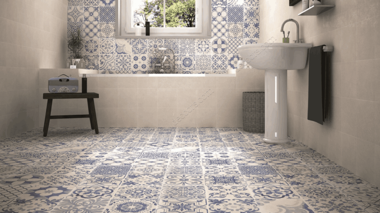 Etnik Banyo Seramik Modelleri - Banyo Karo Seramik Modelleri