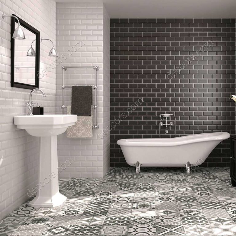 Etnik Banyo Seramik Modelleri - Banyo Karo Seramik Modelleri